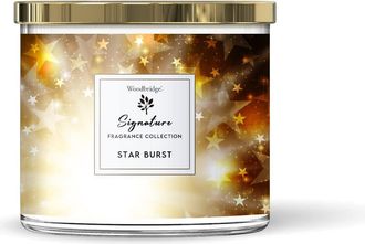 Woodbridge Candle Duftkerze im Glas mit Deckel | Starburst | Duftkerze Süß | Kerzen 3 Docht | Kerzen lange Brenndauer (40h) | Geschenk für Frauen