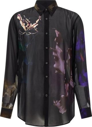Dries Van Noten Herren, Shirts, Schwarzk, MGröße