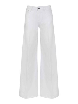 Dondup Pantalons D&eacute;contract&eacute;s - Blanc