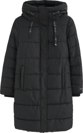 Polo Club Mantel Iris schwarz mit Polo Club-Logo