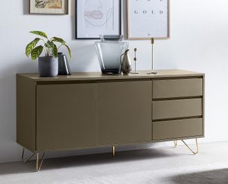 Salesfever home24 Sideboard Malling 150 x 70 x 40cm Grau