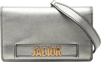 Dior Pre-owned JAdior Clutch mit Kette - - Pre-owned - Damen - Grau - ONE SIZE