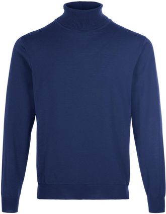 Peter Hahn Rollkragen-Pullover Peter Hahn blau