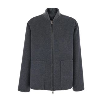 Fabiana Filippi Manteau Long &agrave; Col - Femme - Vestes - Gris - Taille: 40 FR