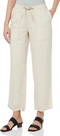 Camel Active Damen Loose Fit Workerhose mit Tencel Lyocell 30 Wollwei&szlig; womenswear-32/30