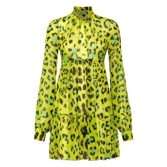 Philipp Plein Shirt Kleider - - Dresses - Damen - Gr&uuml;n - L