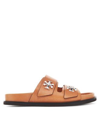 Tory Burch Tory Burch Pantoletten T Lock Sport Slide 166905 Braun