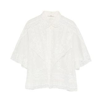 Ermanno Scervino Damen, Blusen & Hemden, Wei&szlig;, MGr&ouml;&szlig;e