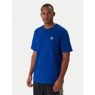 adidas T-Shirt Trefoil Essentials KD1316 Blau Regular Fit