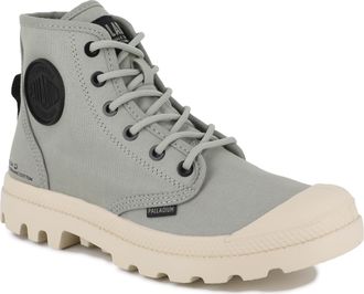 Palladium Schn&uuml;rboots PALLADIUM PAMPA HI HTG SUPPLY, Damen, Gr. 38, abbey stone, Textil, Schuhe Schn&uuml;rboots, Schn&uuml;rstiefel, Schn&uuml;rstiefelette aus Canvas