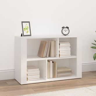 vidaXL Buffet Blanc 80x30x54 cm Bois dingénierie