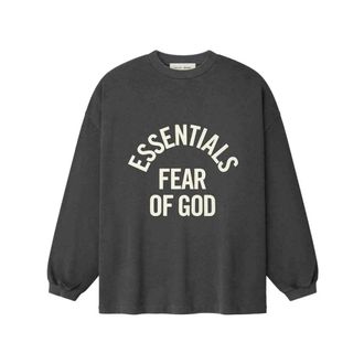 Fear of God Campus 90s Long Sleeve Tee - - Sweatshirts & Hoodies - Herren - Schwarzk - XL