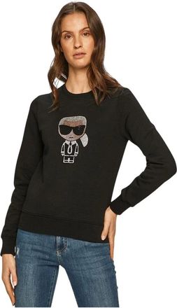 Karl Lagerfeld Damen, Sweatshirts & Hoodies, Schwarzk, XSGr&ouml;&szlig;e