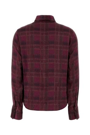 Ermanno Scervino Camicia Strass Shirt - Burgundy