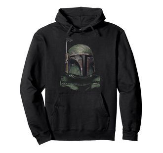 Star Wars Boba Fett Dotted Portrait Pullover Hoodie