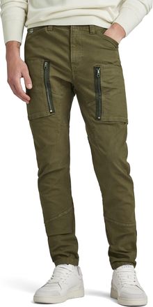 G-Star RAW Herren Zip Pocket 3D Skinny Cargo Hose, Gr&uuml;n (Dark Olive D21975-D504-C744), 31W / 32L