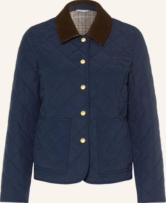 Tommy Hilfiger Steppjacke Mit Cord blau