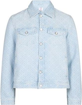 Casablanca Veste denim oversize en coton