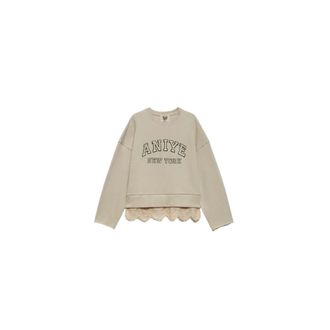 Aniye By Femme, Sweatshirts et sweats &agrave; capuche, Beige, Taille: 38 FR P6/8/1853361420