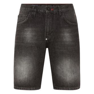 Philipp Plein Denim Shorts Mikonos fit - - Shorts - Herren - Schwarzk - W28
