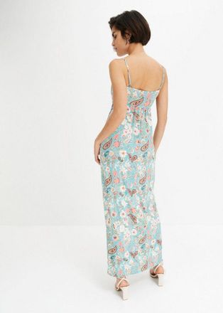 Bonprix Maxikleid sommerliches Maxikleid, mit modischem Print, lockere Passform