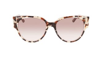 Karl Lagerfeld Karl Lagerfeld KL6068S 235 Tortoise/Crystal Sunglasses Woman Acetato, Cat Eye, 55