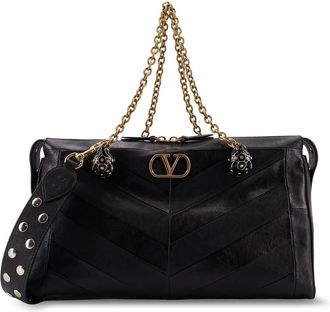 Valentino Garavani Femme, Sacs, Noir, Taille: ONE Size Panthea Medium Tote