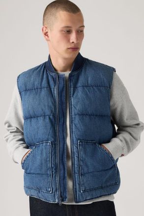 Levi's Inniswood Puffer Vest - Homme - D&eacute;lavage Fonc&eacute; / Feeling Good Today - 2XL