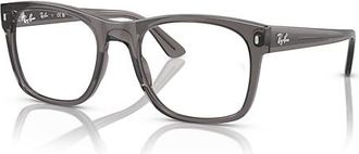 Ray-Ban Rb7228 Optics Opal Dunkelgrau Fassung Klar Glas Polarisiert 53-21