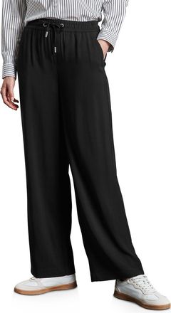 Street One Damen Wide Leg Twill Hose