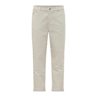 Brunello Cucinelli Gef&auml;rbte Denim-Hose - - Jeans - Herren - Wei&szlig; - 2XL