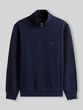 Tommy Hilfiger Regular Fit Troyer aus Baumwoll-Mix