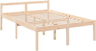 vidaXL Lit pour personne &acirc;g&eacute;e 140x200 cm bois massif de pin