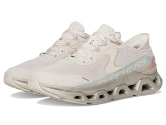 Skechers Glide-Step Altus-starlightt Shine Damen-Sneaker zum Reinschl&uuml;pfen, Ntgd = Natur/Gold, 40 EU