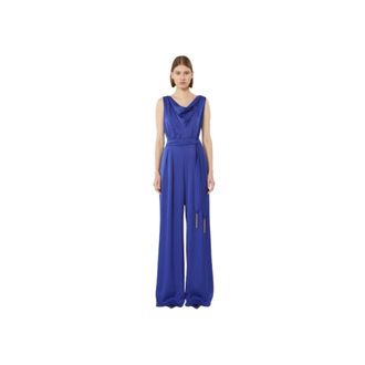 Max Mara Damen, Jumpsuits & Playsuits, Blau, LGr&ouml;&szlig;e