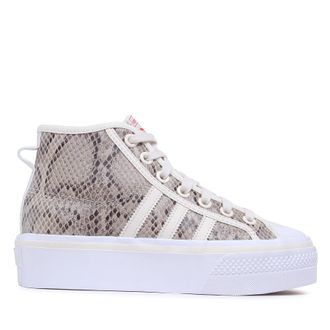 adidas Sneakers aus Stoff adidas Nizza Platform Mid Shoes HQ1981 Beige