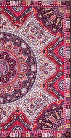Roeckl Seidentuch Small Circular Paisley lila