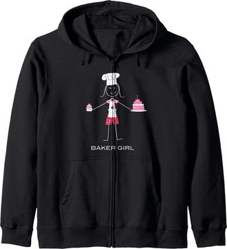 Whyitsme Design Funny Frauen B&auml;cker Design, Backen Cooking Gifts for Girls Kapuzenjacke
