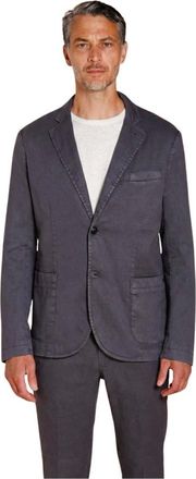 Mason's Homme, Vestes, Bleu, Taille: XL Da Vinci Blazer