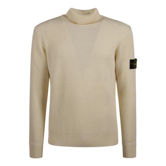 Stone Island Homme, Pulls, Beige, Taille: M RWS Turtle Neck Sweater