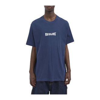 New Balance T-shirt Wavey - Homme - Sport - Bleu - Taille: L