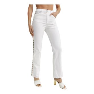 SIMKHAI Amelia High Rise Jeans mit Perlen - - Jeans - Damen - Wei&szlig; - W26