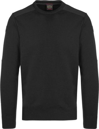 Paul & Shark Klassischer Rundhals-Pullover - - Knitwear - Herren - Schwarzk - S