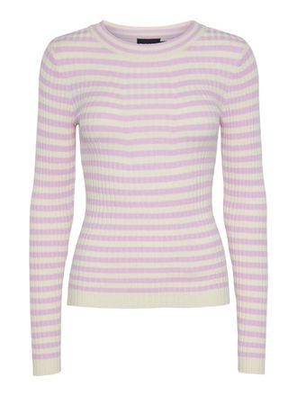 Pieces Pccrista Ls O-Neck Knit Noos Bc