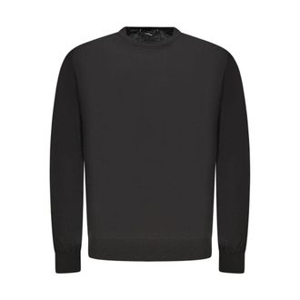 Guess Schwarzer Wollpullover mit Rundhalsausschnitt - - Knitwear - Herren - Schwarzk - M