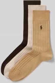 Ralph Lauren Socken aus Baumwoll-Mix im 3er-Pack