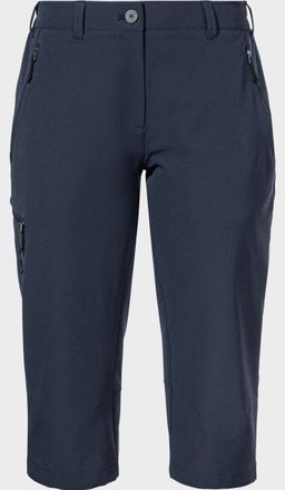 Sch&ouml;ffel 3/4-Hose SCH&Ouml;FFEL Pants Style Chavuma WMN, Damen, Gr. 34, Normalgr&ouml;&szlig;en, blau (8820, blau), Oberstoff: 91% Polyester, 9% Elasthan, Hosen