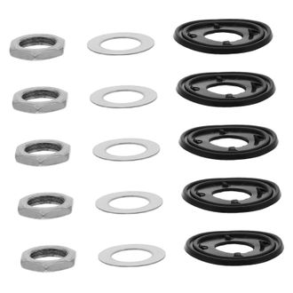 SOLUSTRE 12 S&auml;tze Teiliges Uhrwerk Reparaturset mit Muttern Dichtungen und Unterlegscheiben DIY Quarzuhrwerk Zubeh&ouml;r f&uuml;r Einfache Montage und Vielf&auml;ltige Wandu