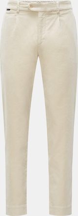 04651/ Herren - Cord-Jogpants Smart Pants Cord creme