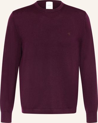 Calvin Klein Pullover Aus Merinowolle braun